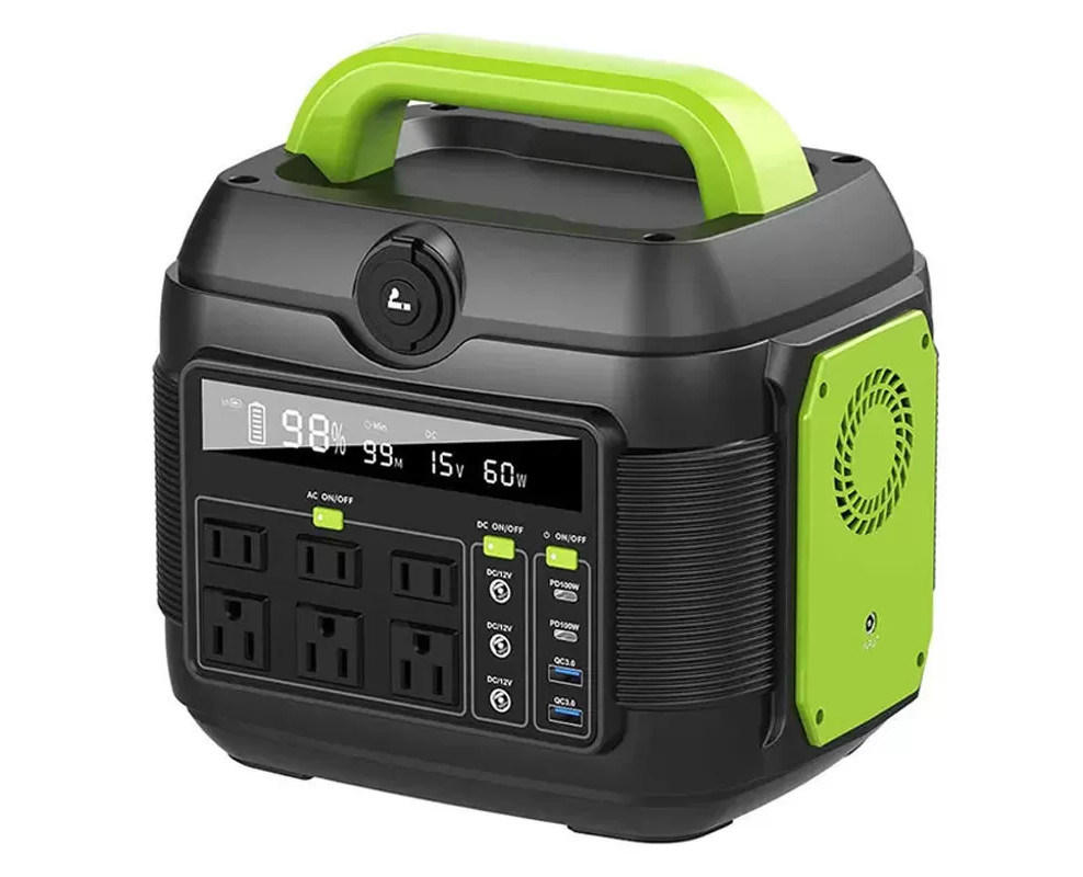 600W Home Solar Power Station 220V Portable Solar Power Generator Outdoor