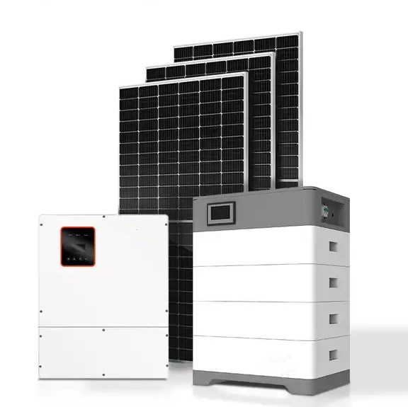Complete 8 Kw 10 Kw 12kw 15kw Solar Hybrid System Off Grid Solar Panel System