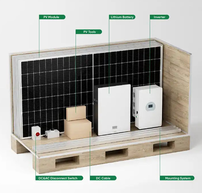 All In One Off Grid Solar Energy Storage System Hybrid Solar Panels ...