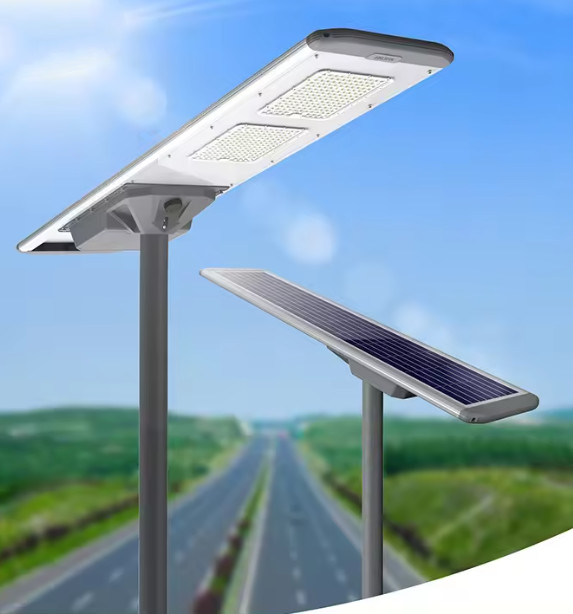 White Solar Powered Street Lights 5000 Watts Mppt Solar Street Light ...